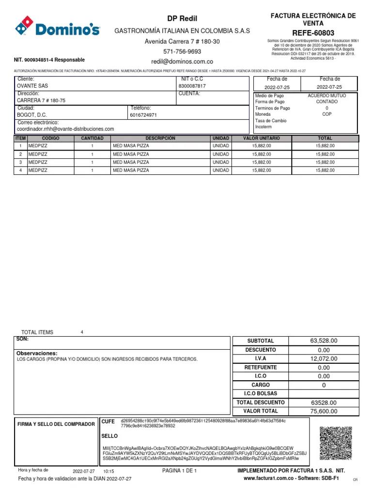 Facturar En Dominos Pizza: Pasos Y Consultas Habituales | Circolo Pizza