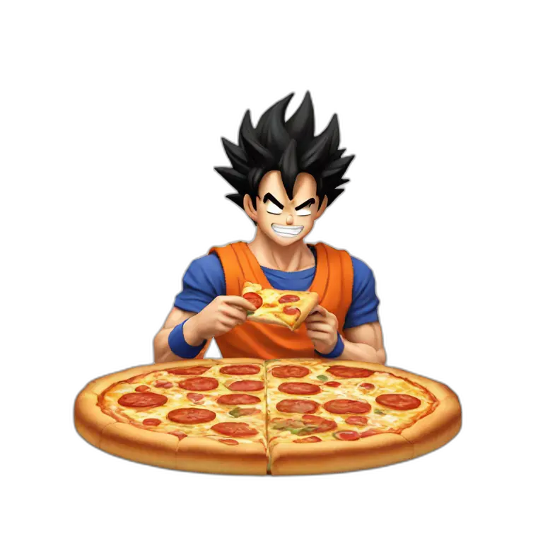 Goku Devorando Pizza: Un Espectáculo Delicioso E Inolvidable | Circolo ...